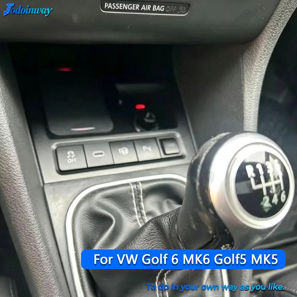 Автомобильное беспроводное зарядное устройство для VW Golf 6 MK6 Scirocco Sagitar 2008-2013