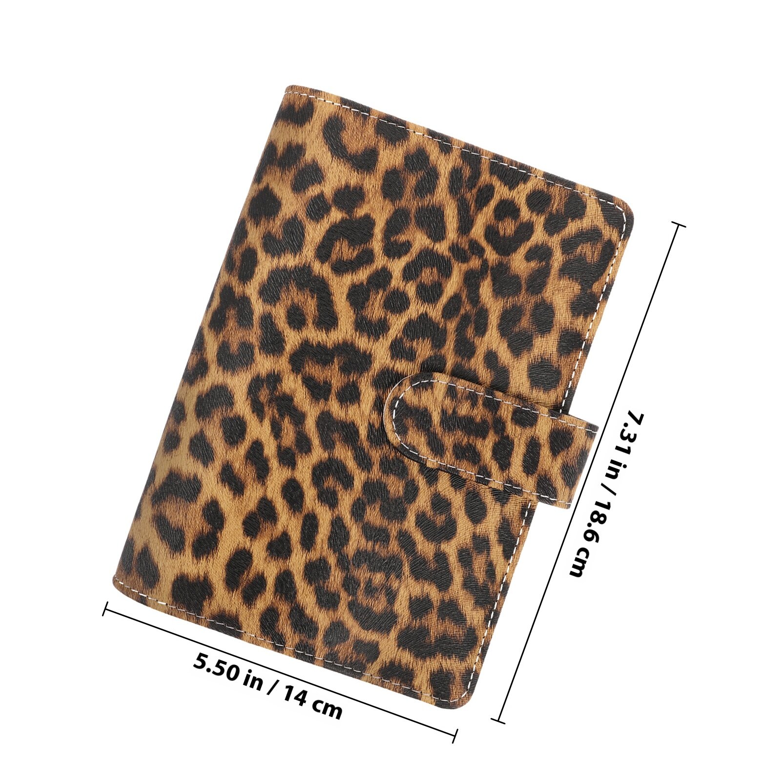 Обложка Для Блокнота С Леопардовым Принтом Размером 18.60X14.00X3.00Cm