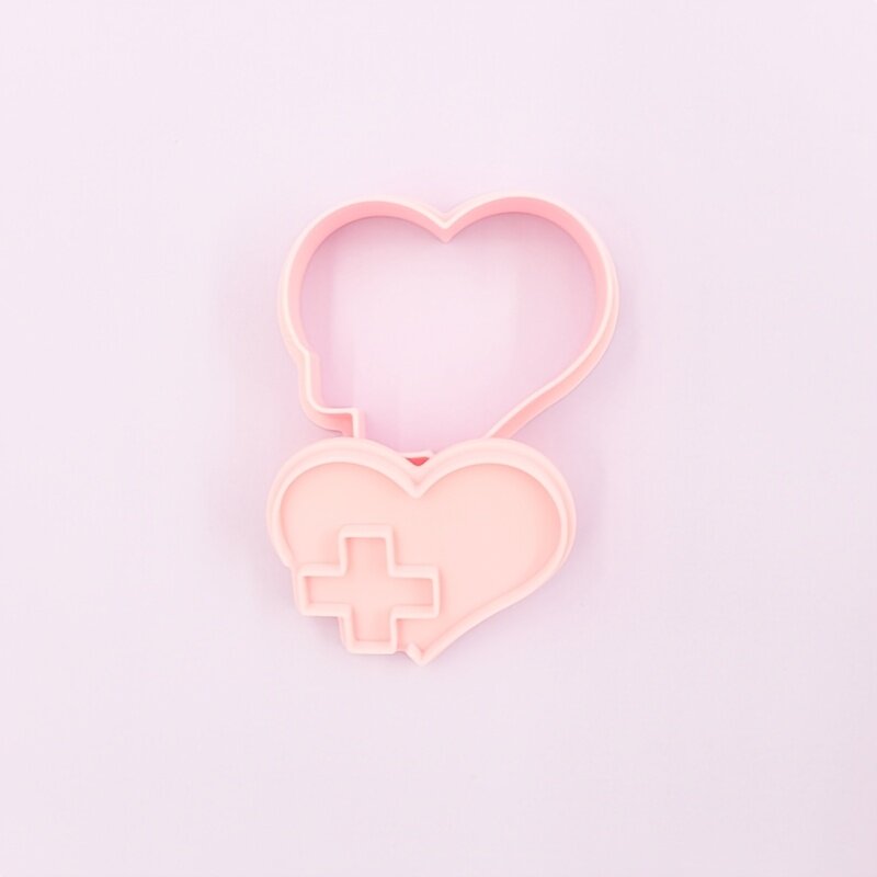 Формочки для печенья в виде врачей и медсестёр, модель k-1968 Love Heart
