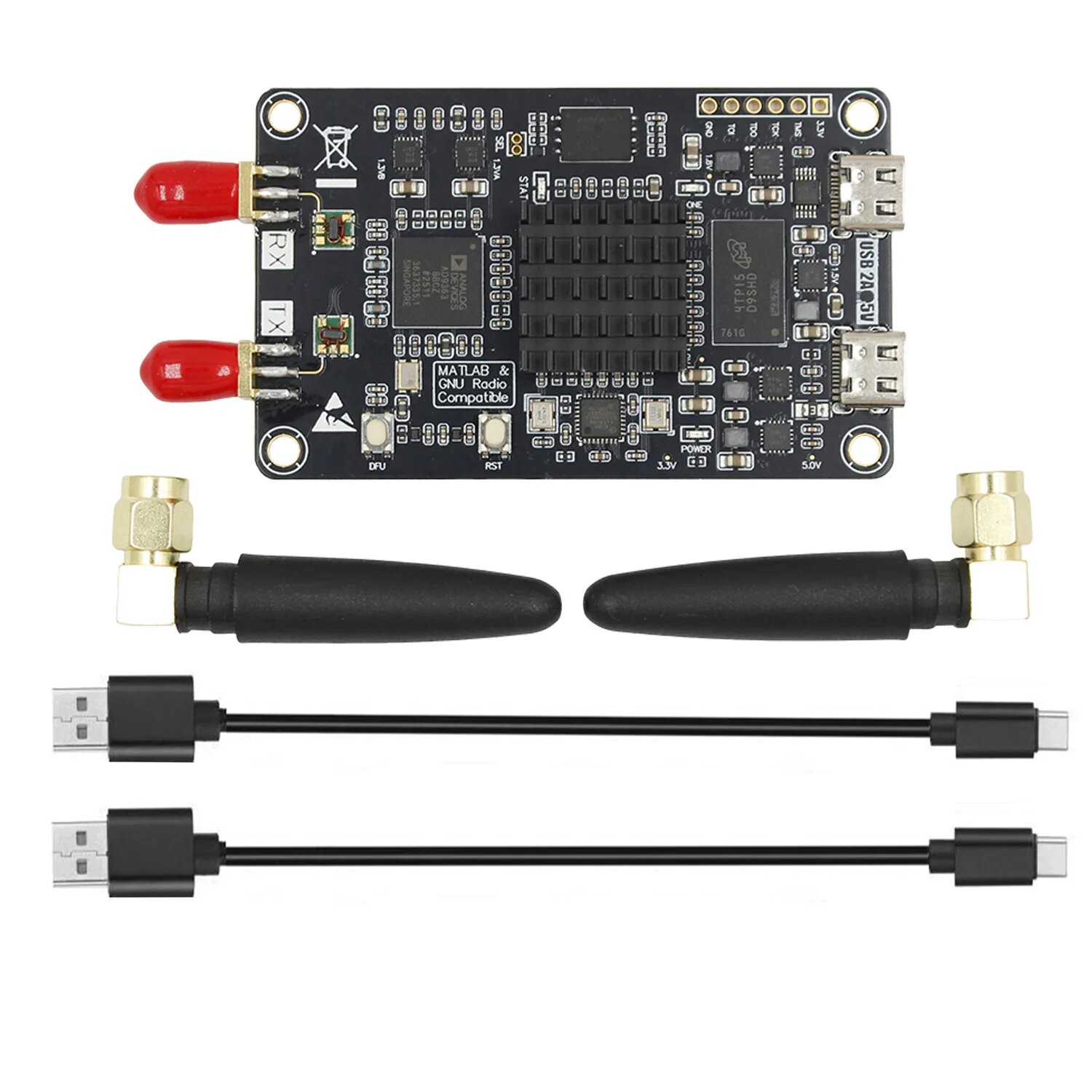 Разработка платы AD9363 Zynq7010 SDR XC7Z010CLG400+AD9363ABCZ для PlutoSDR Nano