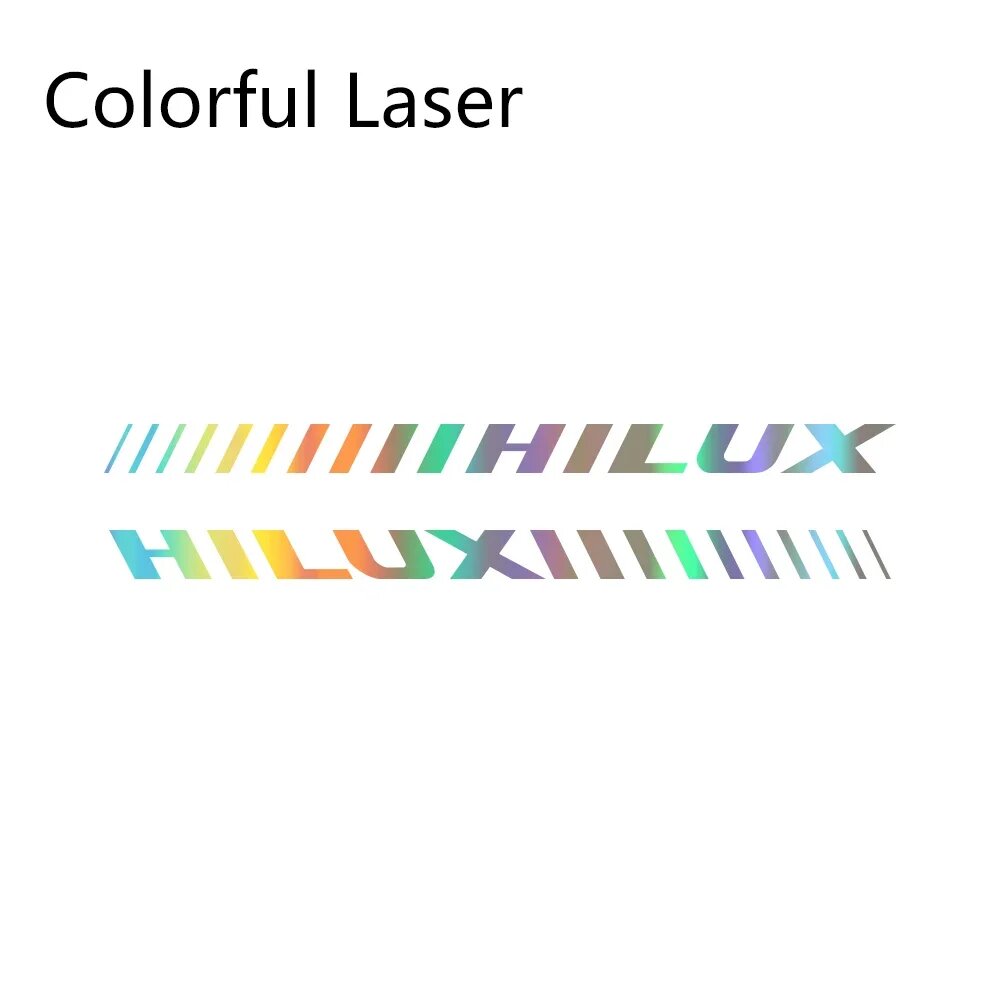 Наклейки Colorful Laser для Toyota Hilux Revo Vigo