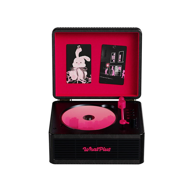 CD-плеер WhatPlus C300 винтажный, c300 second generation black pink color