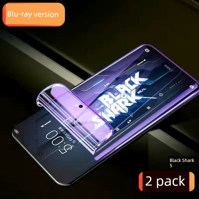 Жидкая защитная пленка для Black Shark 4 с фильтром синего света полным клеем 2 шт с инструментом