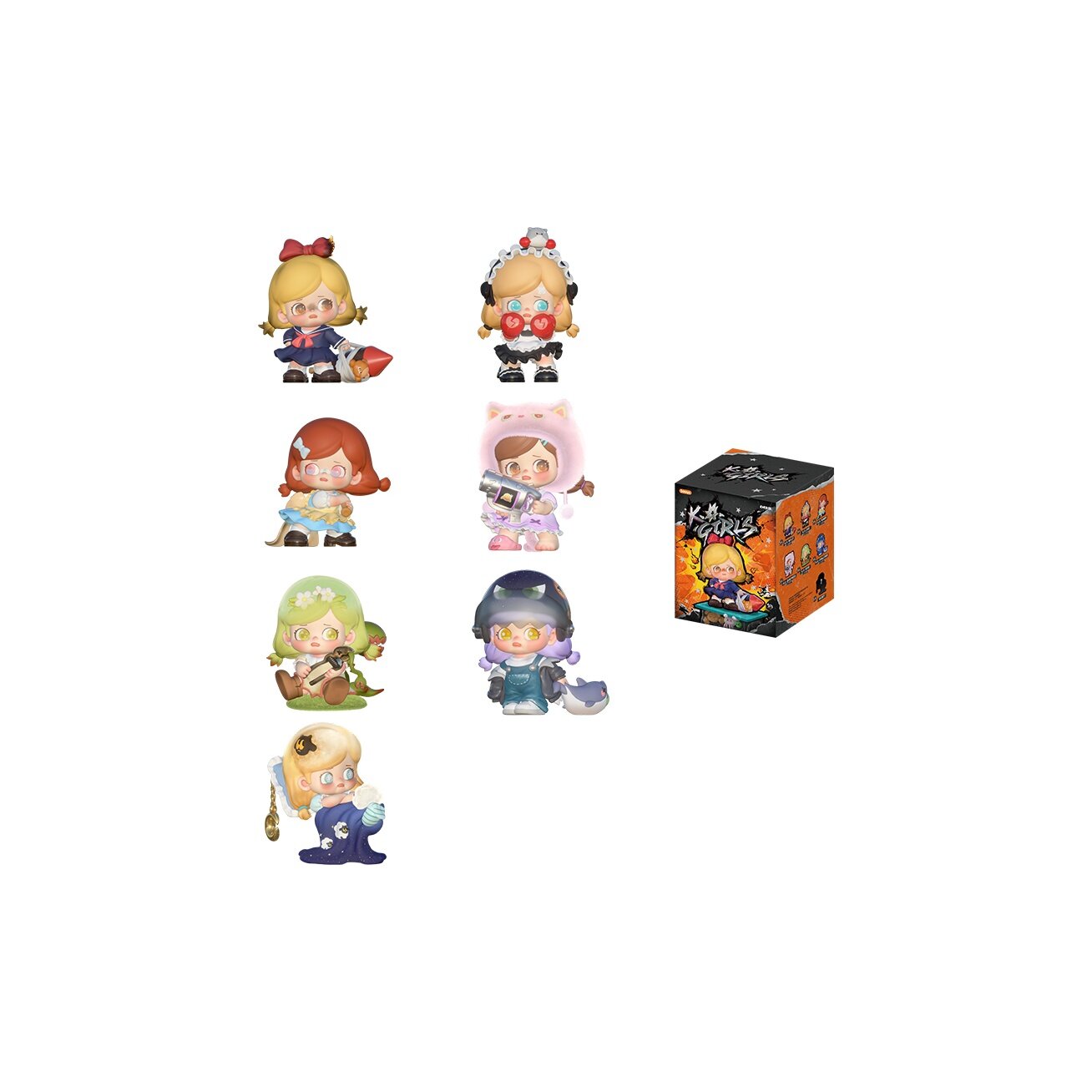 JIOUCHAOLE KOKOSA Jinx Ornaments Trendy Mystery Boxes Single Blind Box