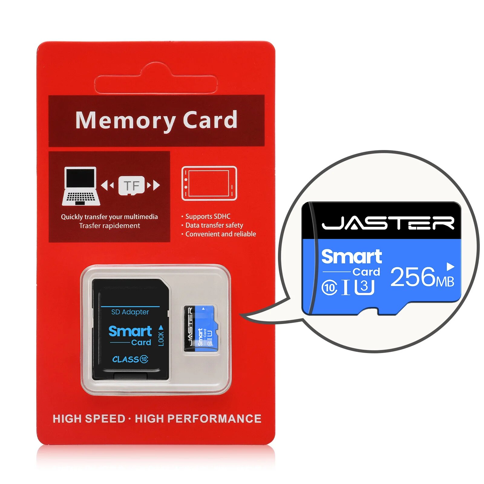 SD-карта JASTER 128 МБ - 64 ГБ 256MB