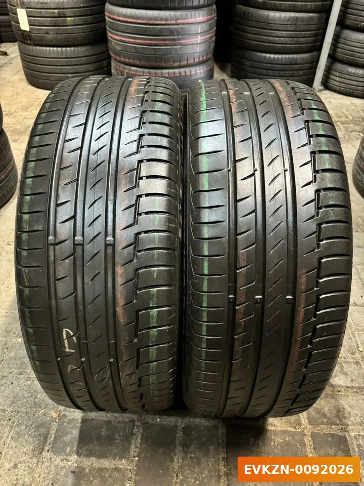 Комплект (2 шт) летних БУ шин Continental PremiumContact 6 SSR 235/50 R19 25% износ 8023117747 RunFlat