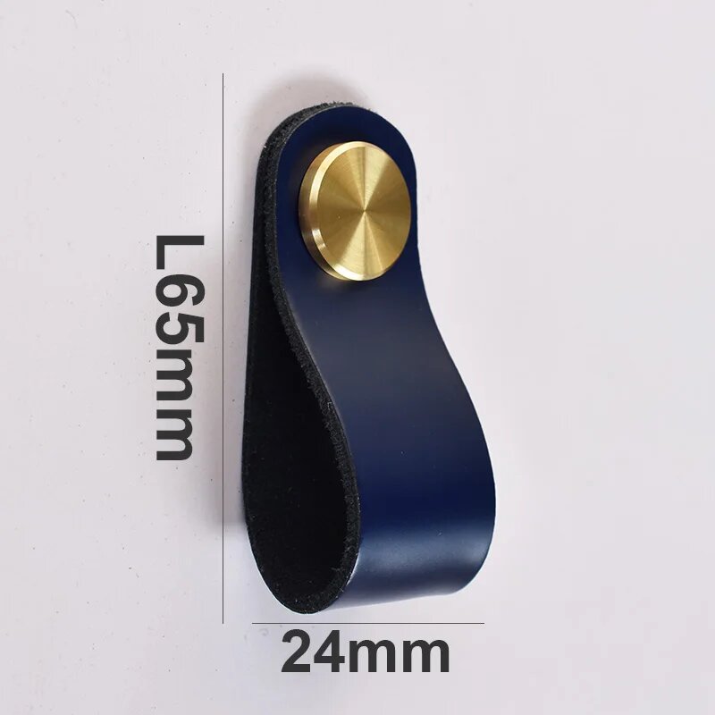 TENCHTWO ручки для шкафов из латуни DarkBlue-Gold Knob