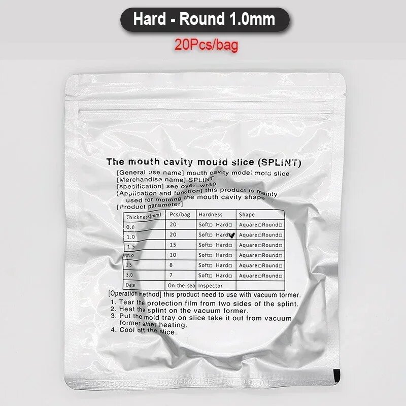 NEWTRY Термоформовочная пленка для зубных моделей Hard-Round 1.0mm