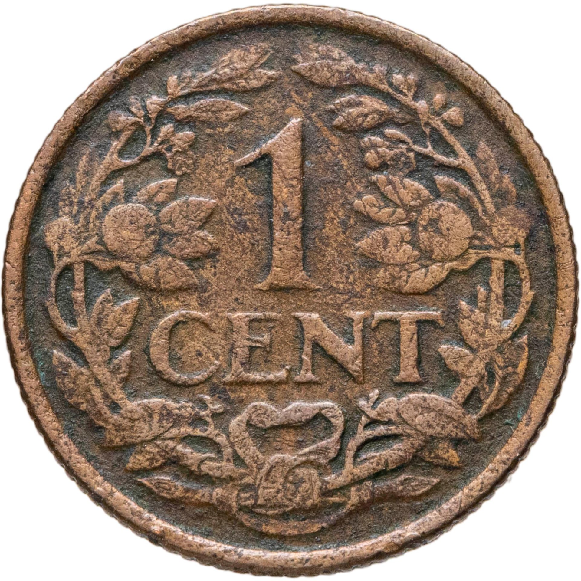 Кюрасао 1 цент cent 1947, Бронза, в сохранности VF