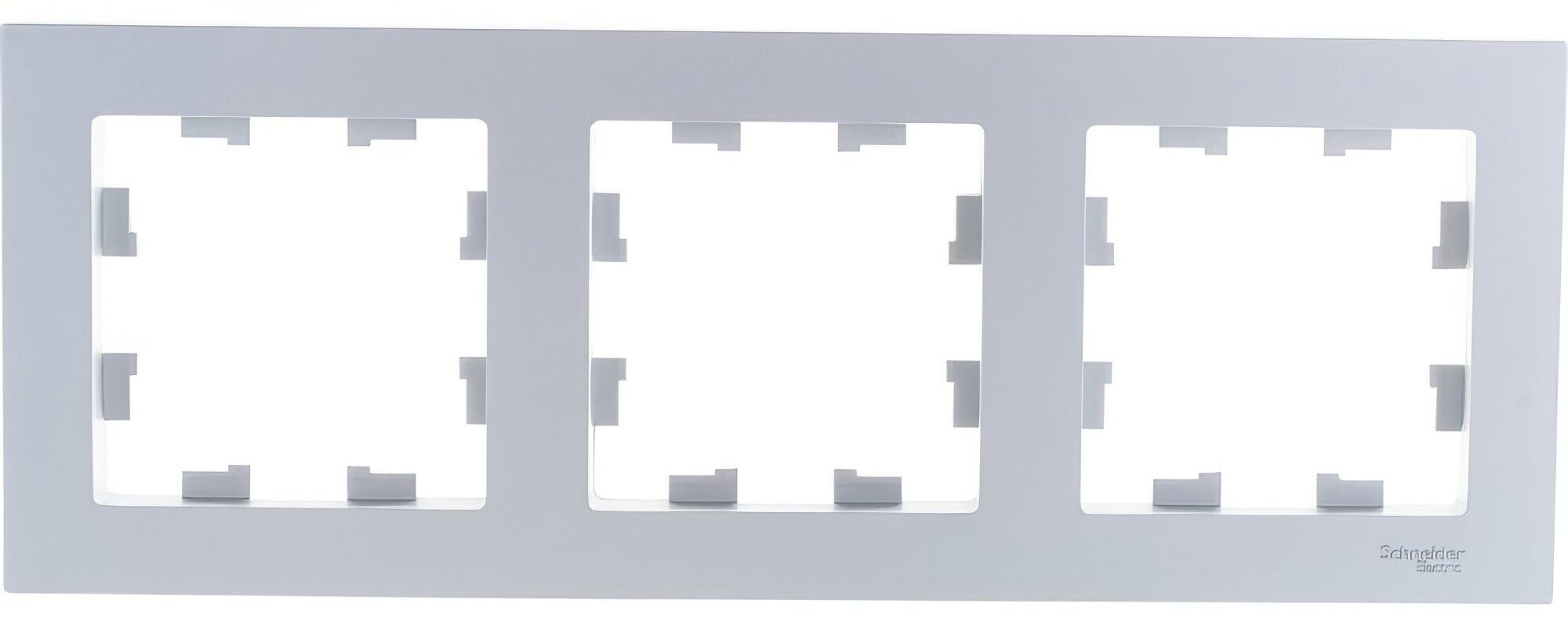 Рамка Systeme Electric 3-м ATLAS DESIGN универс. алюминий ATN000303