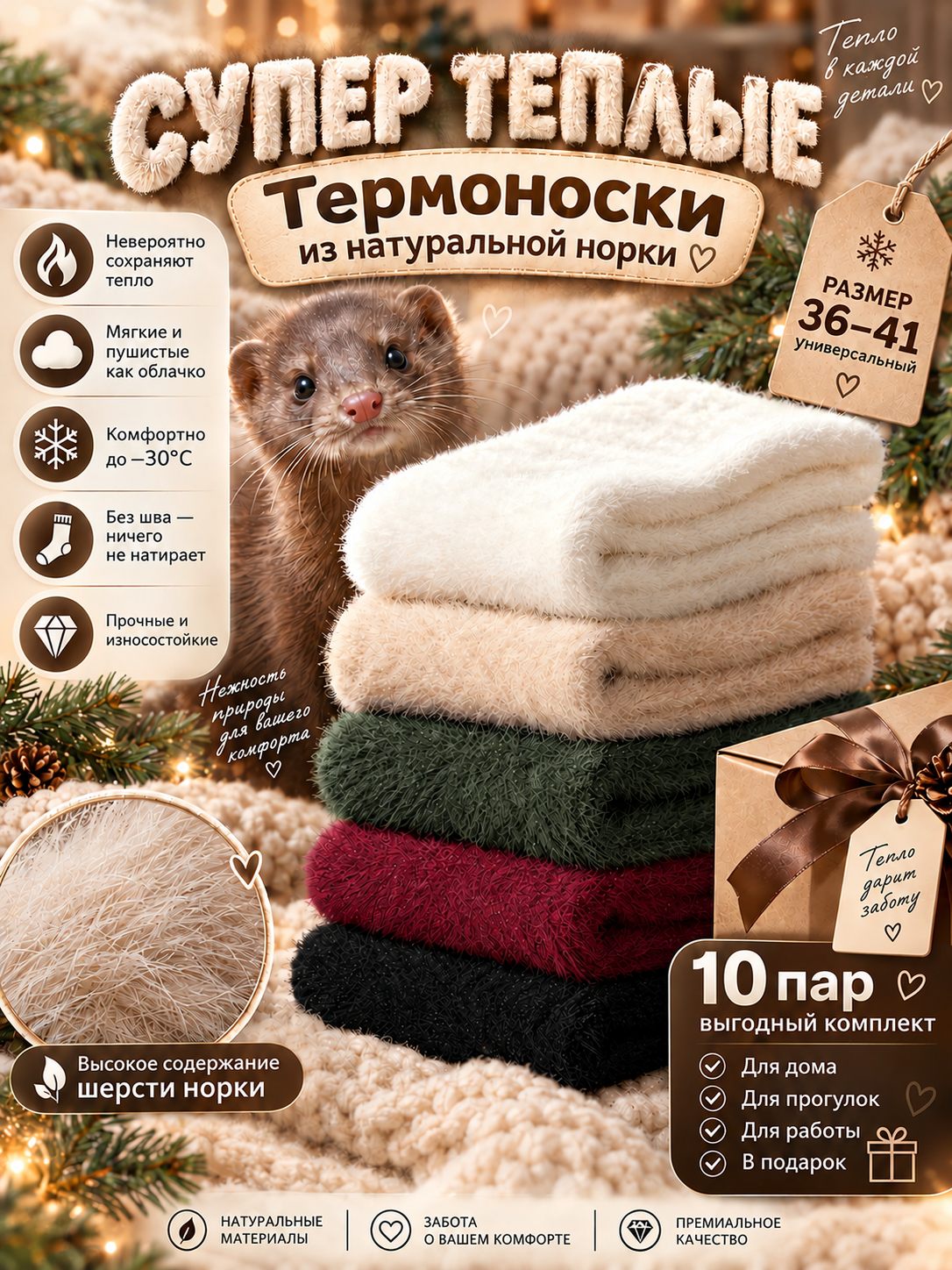 Термоноски , комплект
