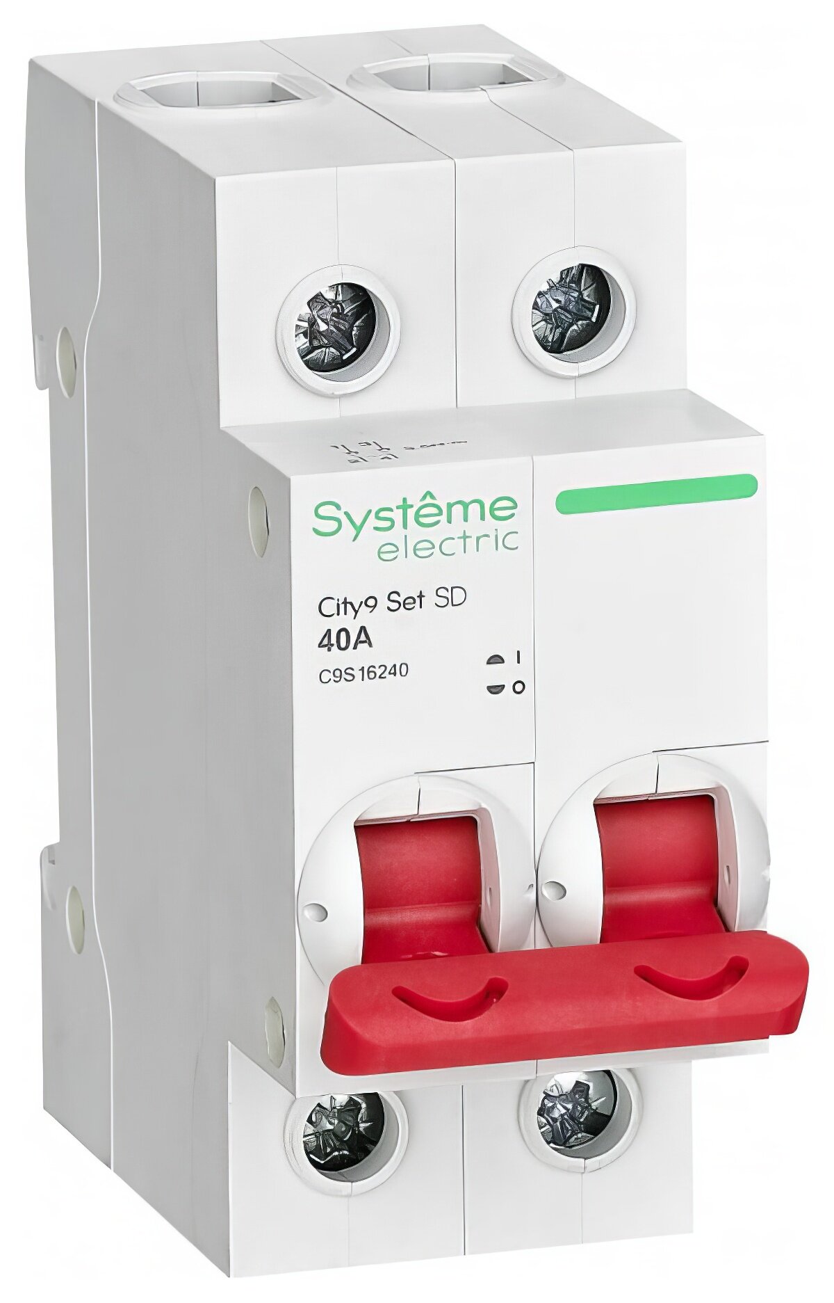 Выключатель нагрузки Systeme Electric City9 set вн 2p 40а 400в (ранее EZ9S16240) C9S16240