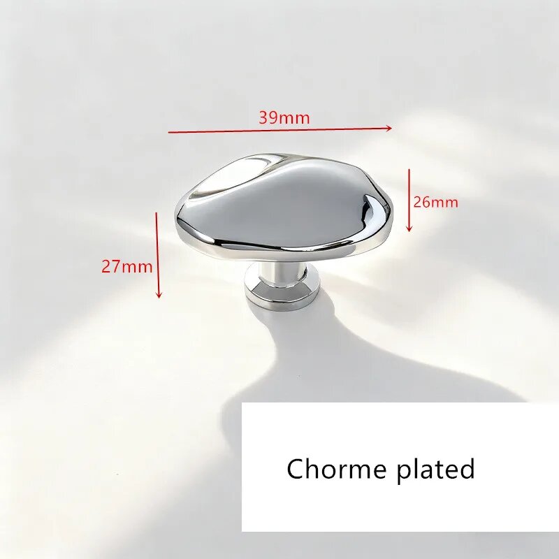 Хромированные ручки для шкафов из цинкового сплава Chrome
