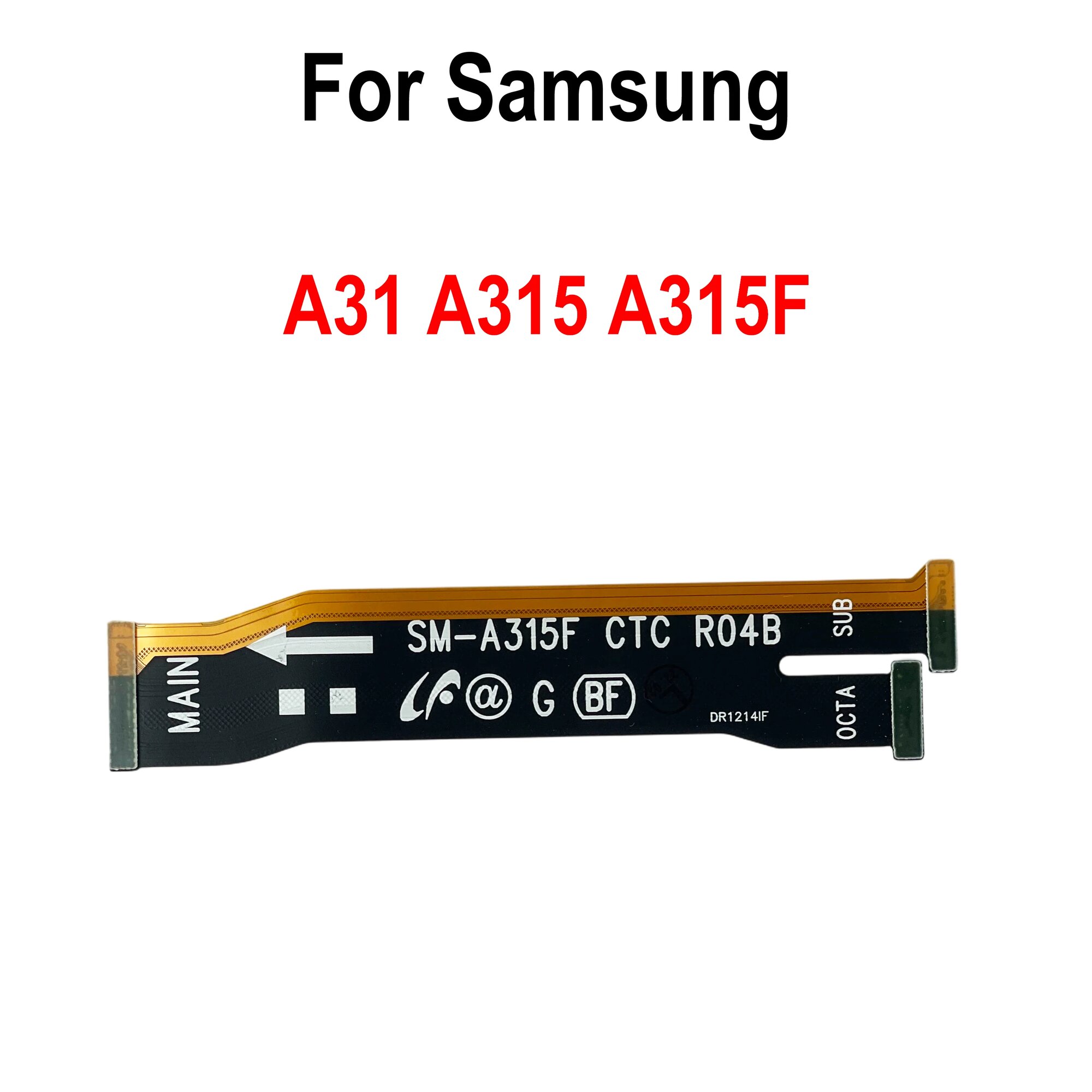 Для Samsung Galaxy A31 A315 A315F материнская плата разъем ЖК гибкий кабель запасные части