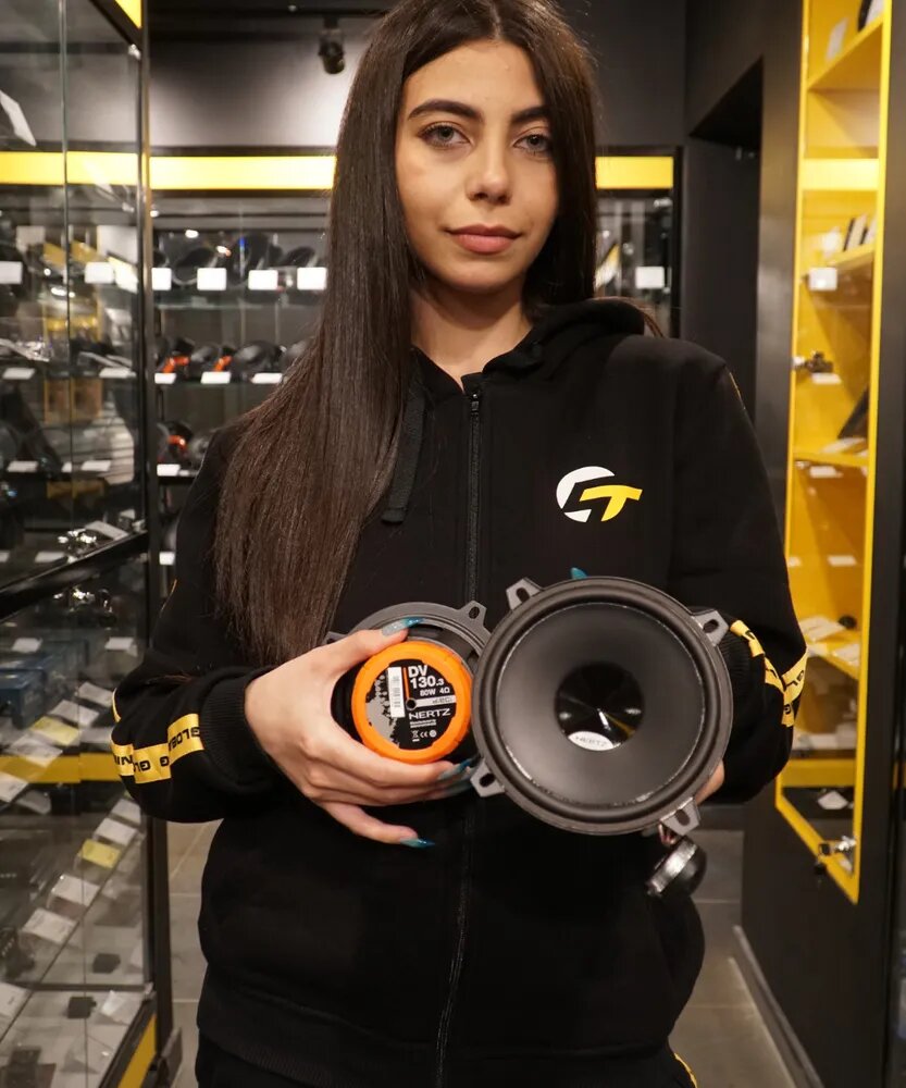 Динамики автомобильные 13 см колонки Hertz DSK 130.3 в машину