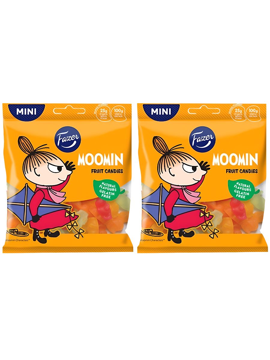 Жевательные конфеты Fazer Moomin, 2шт по 80г