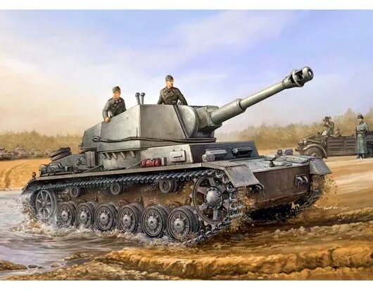 Trumpeter 00374 1/35 Немецкая 105-мм самоходная гаубица типа IV b