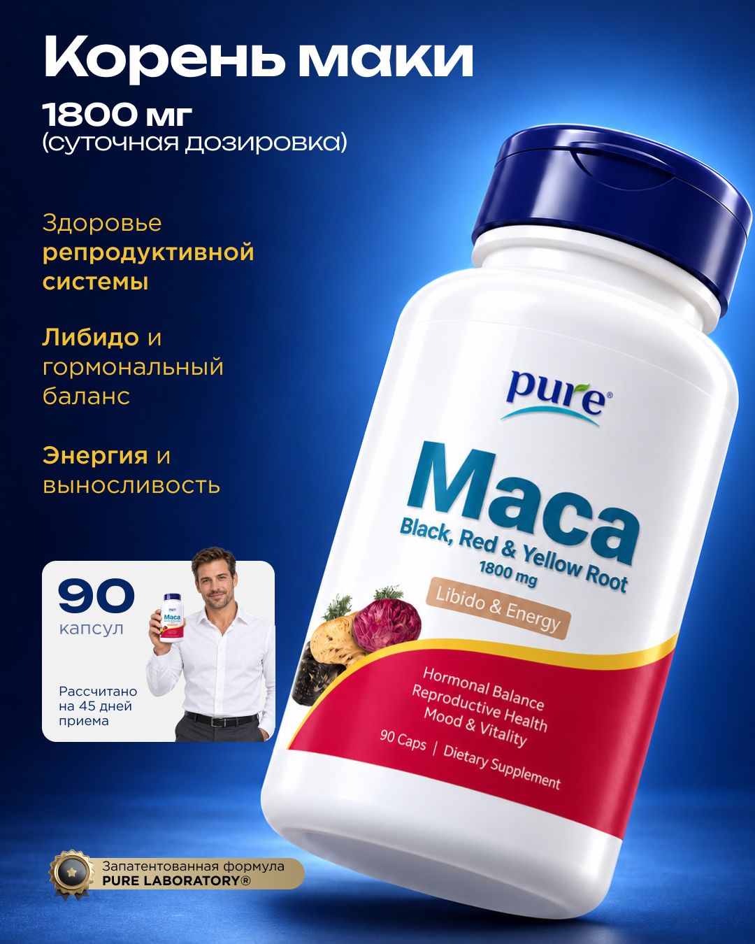 Мака перуанская для женщин и мужчин