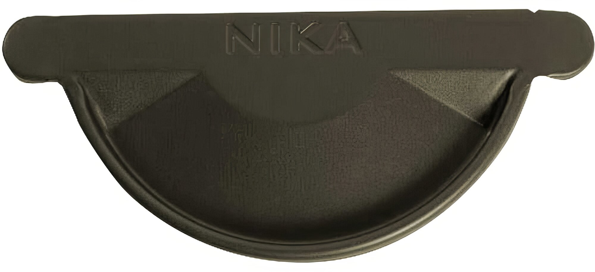 Заглушка желоба NIKA круглая NL 807 (темно-коричневый) В0000019163
