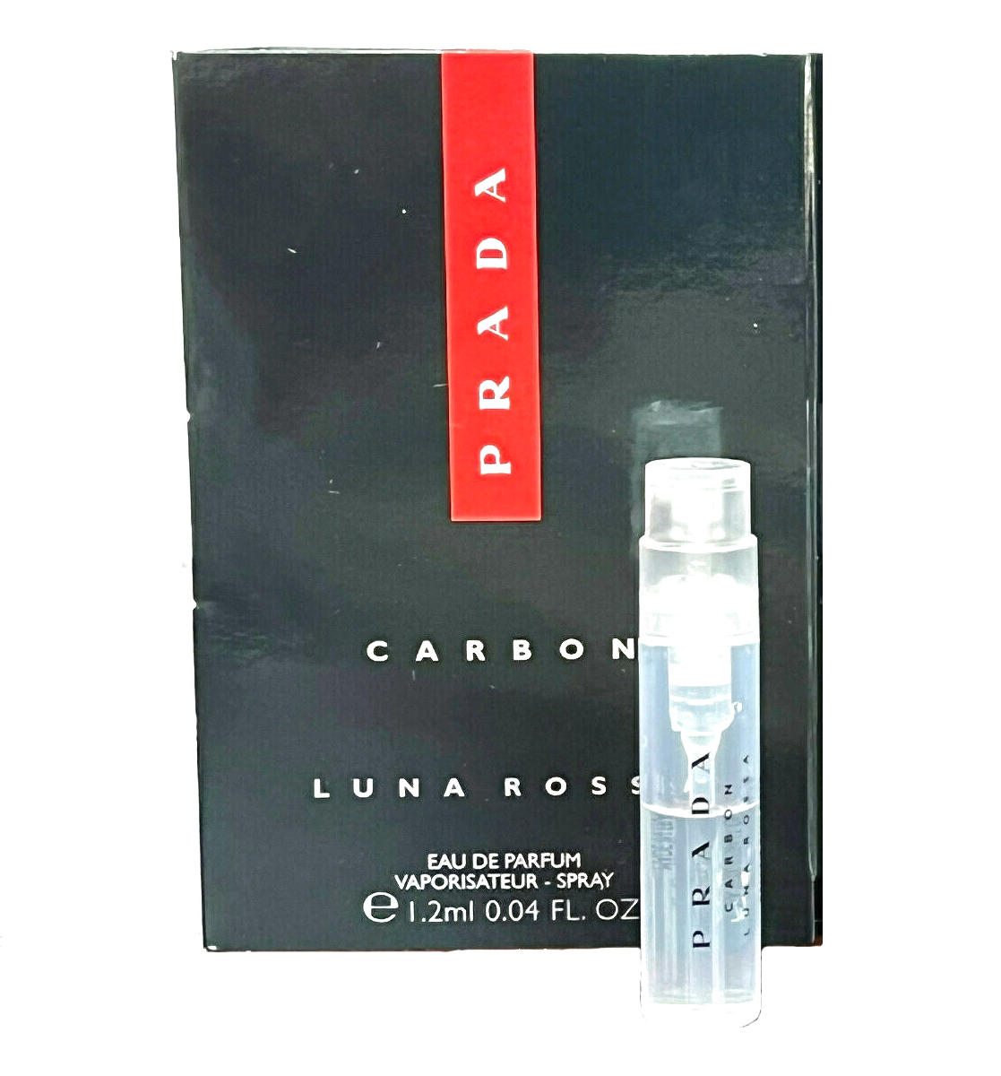 Мини-формат аромата: Туалетная вода Prada Luna Rossa Carbon пробник 1.2 / Прада Луна Росса Карбон миниатюра