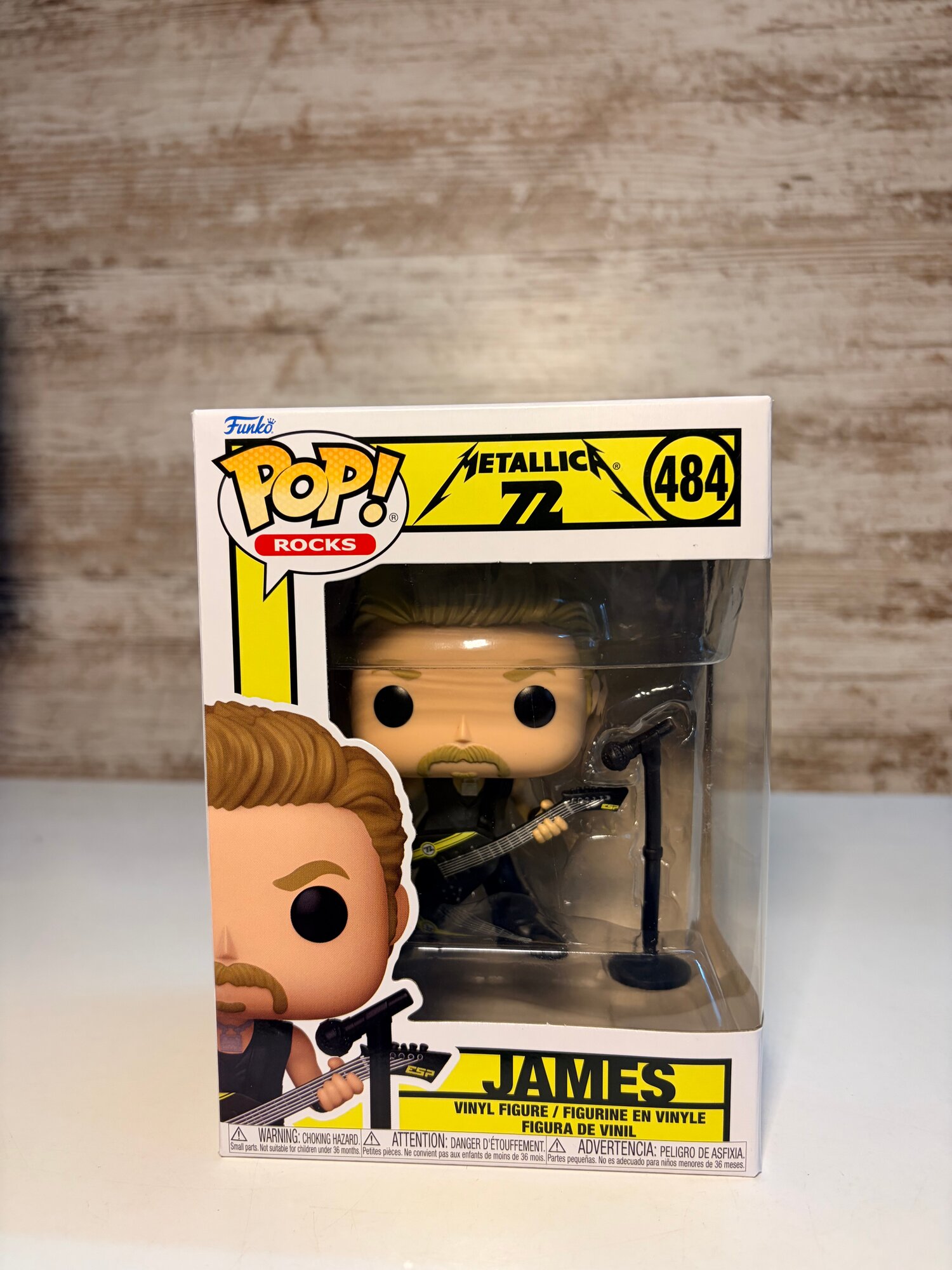 Funko pop James Metallica, pop rock, фигурка Фанко 10 см , vinyl figure от Funko