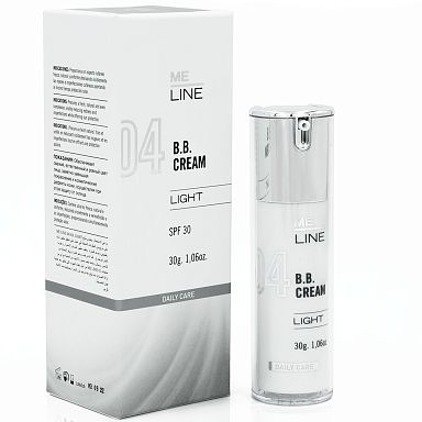 ME LINE. 04. B.B. CREAM SPF 30 LIGHT крем с тонирующим действием 30гр