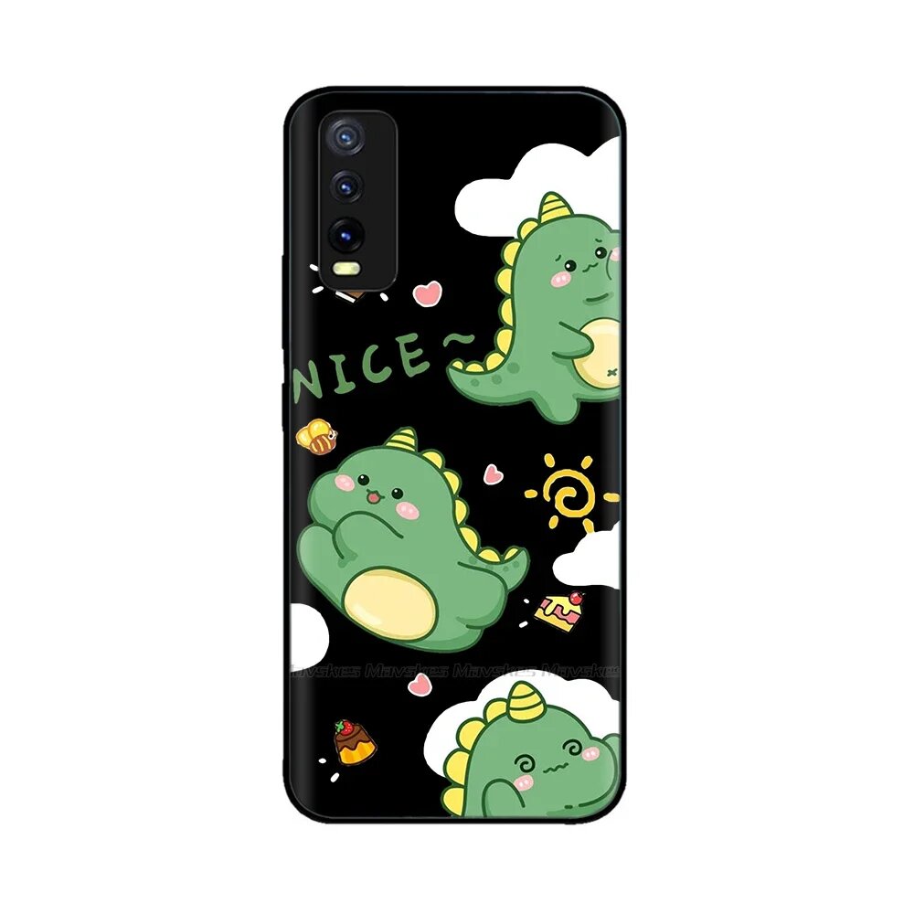 Чехол для телефона Vivo Y20 Y20i Y20a Y20s Vivo Y11s Y12s, мягкая Черный, 01718, For Vivo Y11s Y12s