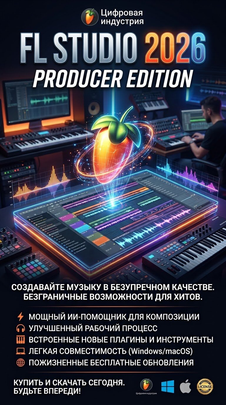 FL Studio 2026 Producer Edition — От первой идеи до готового хита на всех стримингах