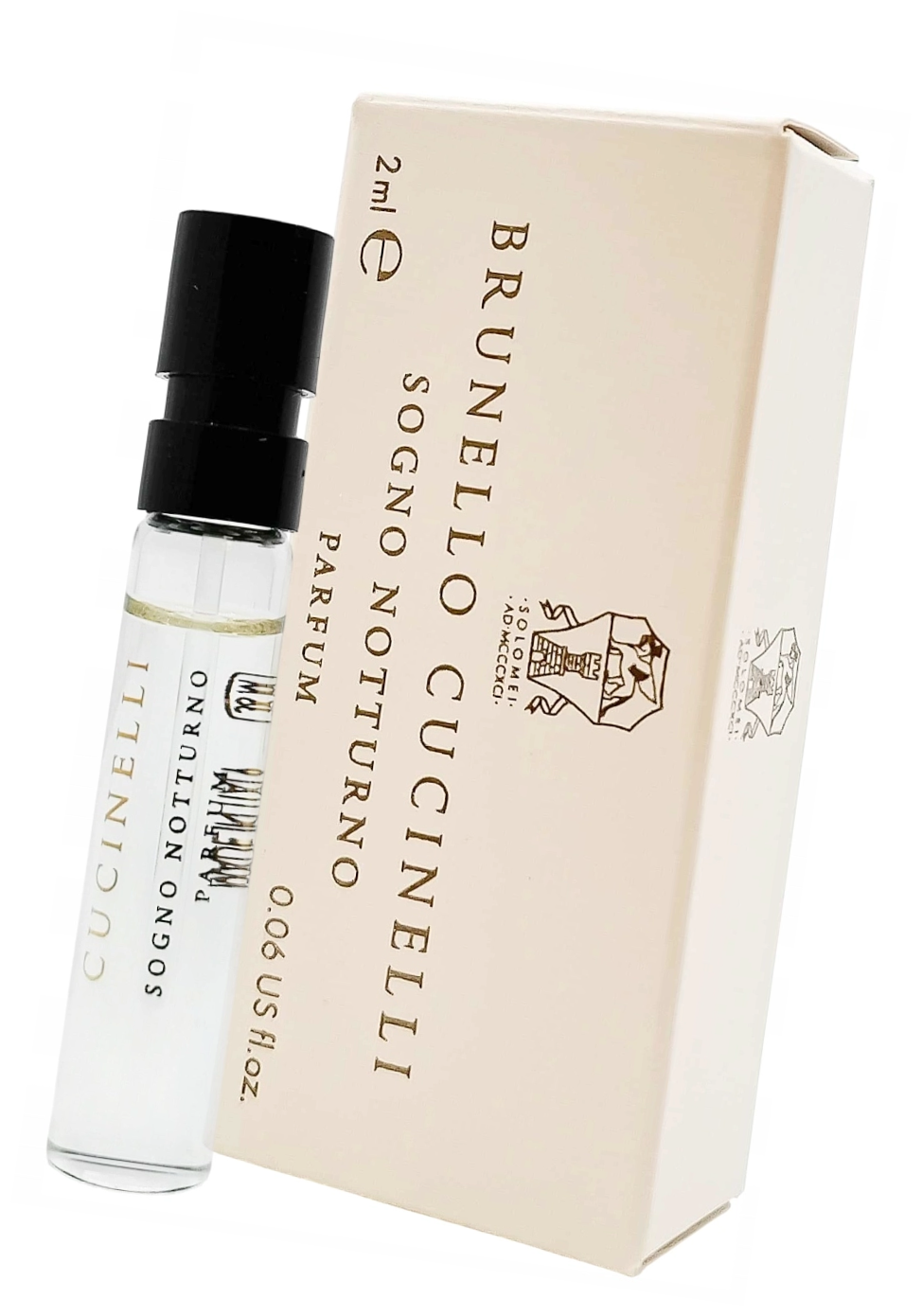 Духи Brunello Cucinelli Sogno Notturno проба 2 / Мини-флакон аромата Брунелло Кучинелли Согно Ноттюрно / Сэмпл парфюма