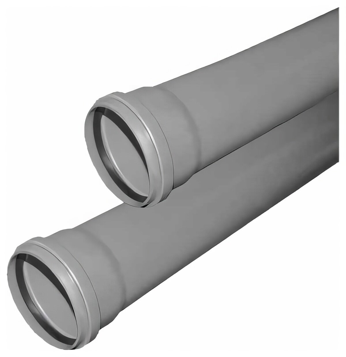 Труба VALFEX OPTIMA ф110, с раструбом, L=0.5 м, внутренняя канализация, толщина стенки 2.2 211100050