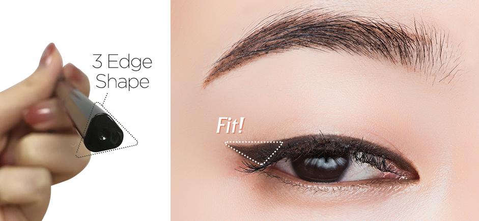 Подводка для век The SAEM 3 Edge Pencil Eyeliner 01 Black (0,25 гр)