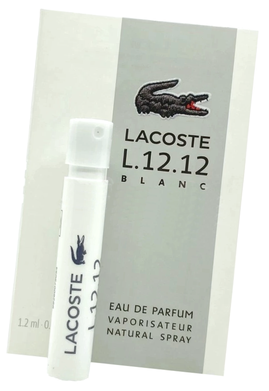 Парфюмерная вода Lacoste Eau De Lacoste L 12 12 Blanc Pure пробник 1.2 / Мини-флакон Лакост Л 12 12 Бланк
