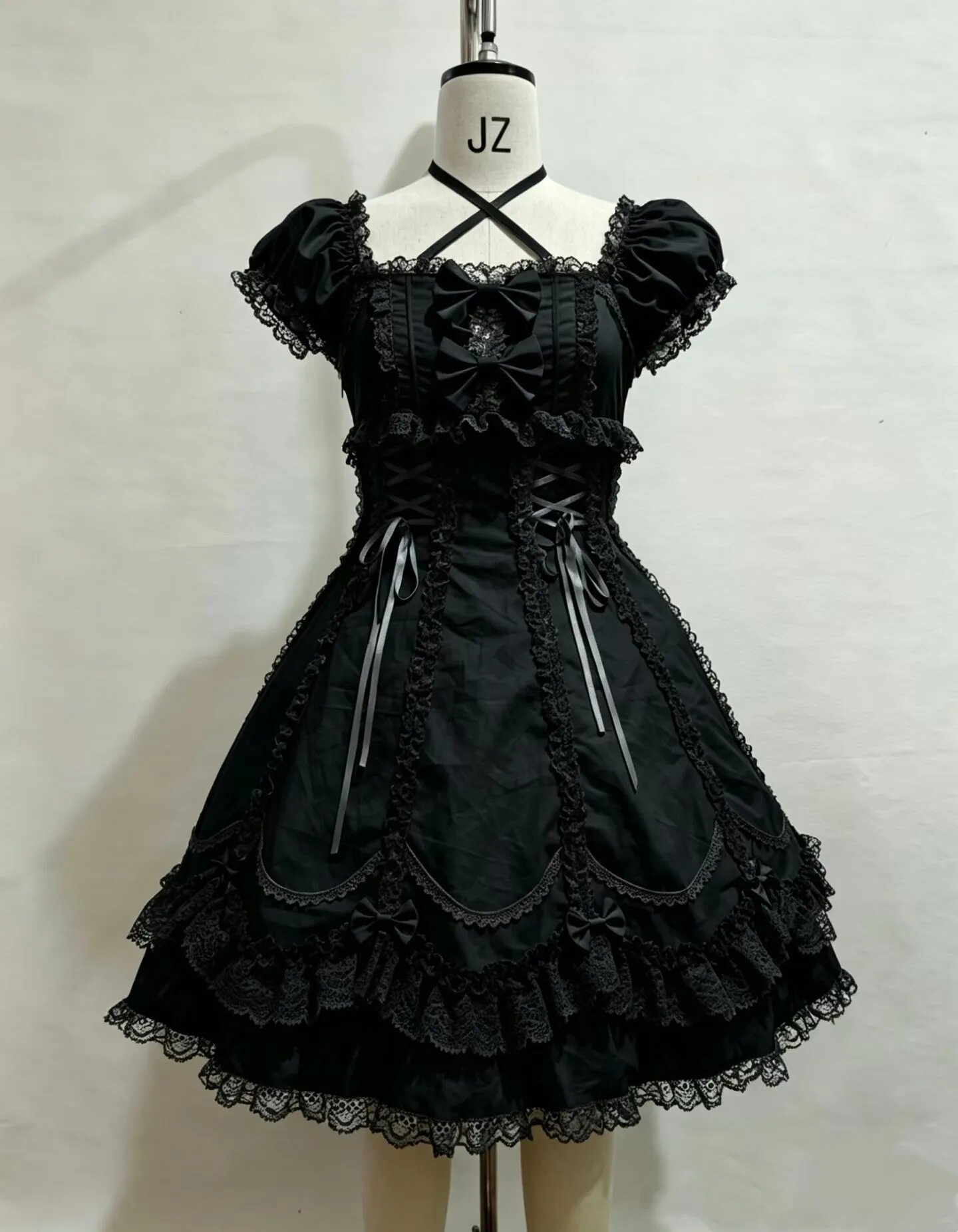 Черное платье Лолита OP Pure Black