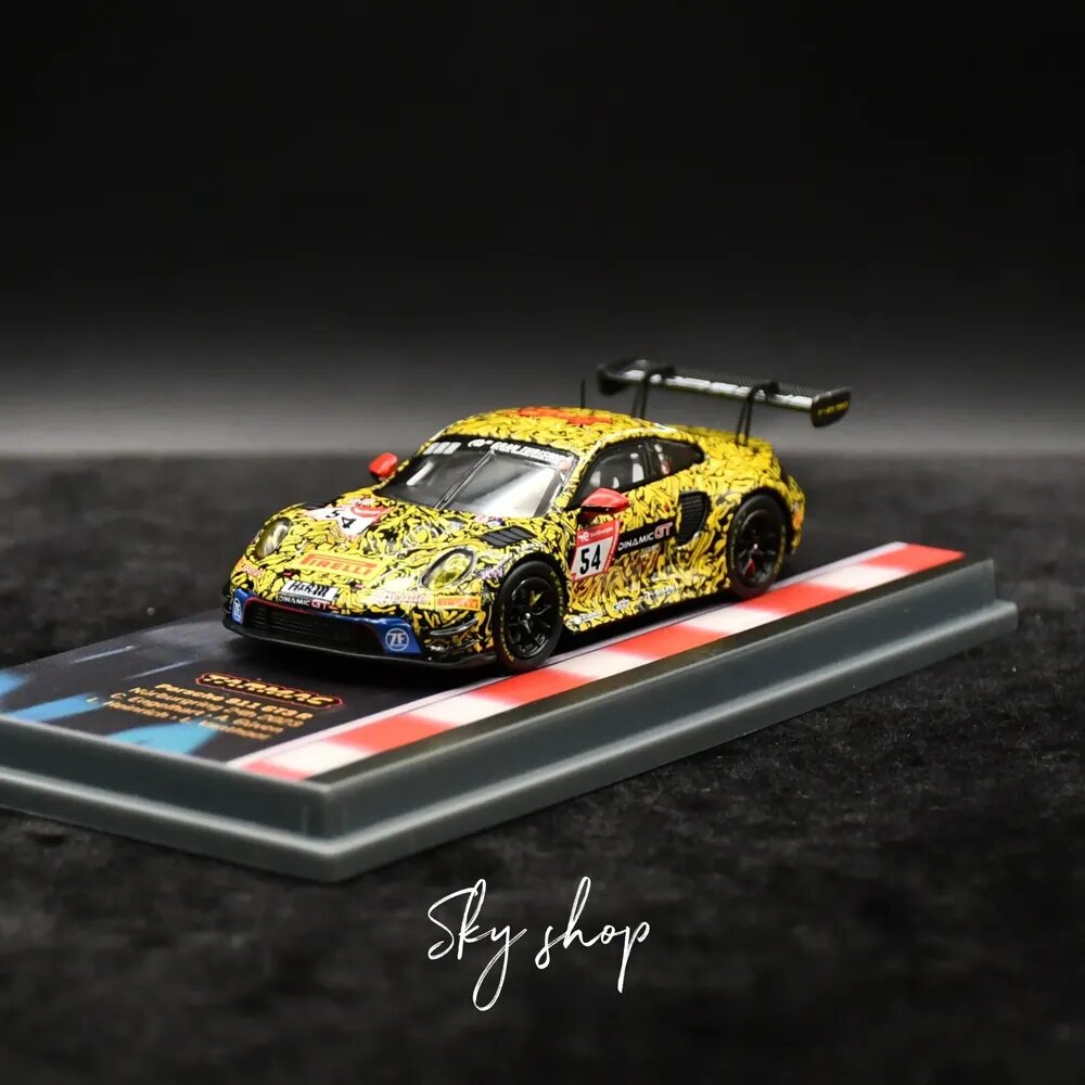 Машинка Tarmac works 1:64 Porsche 911 GT3 R Nurburgring 24h 2023, машинки игрушечные