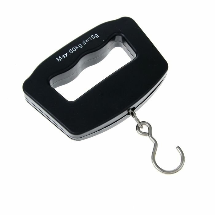 Luazon Home уценка Весы - безмен Luazon LV-506, электронные, до 50 кг, точность до 10 г, подсветка, чёрные