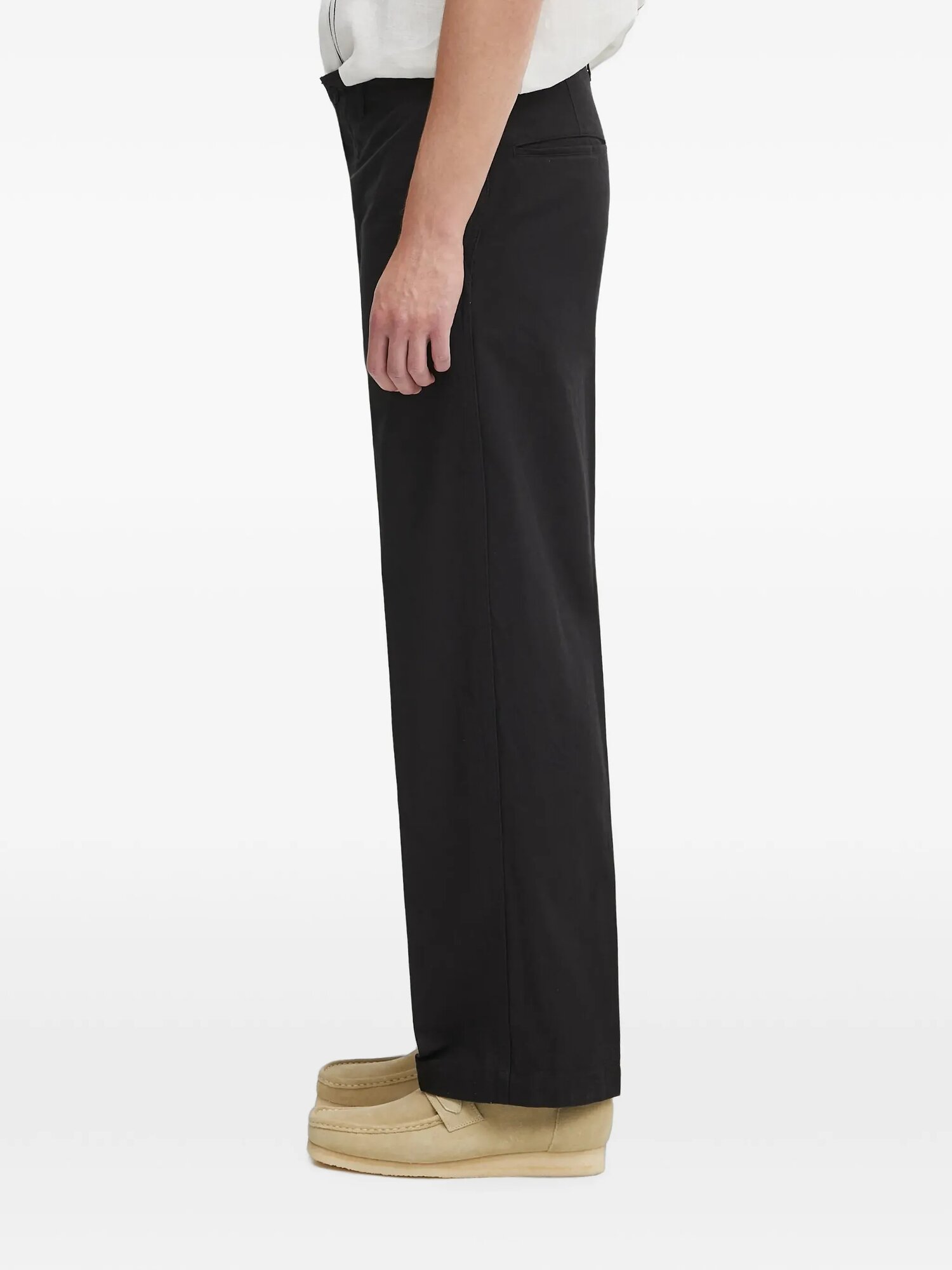 Брюки Visvim Straight-leg trousers, размер 50, черный — фото 1
