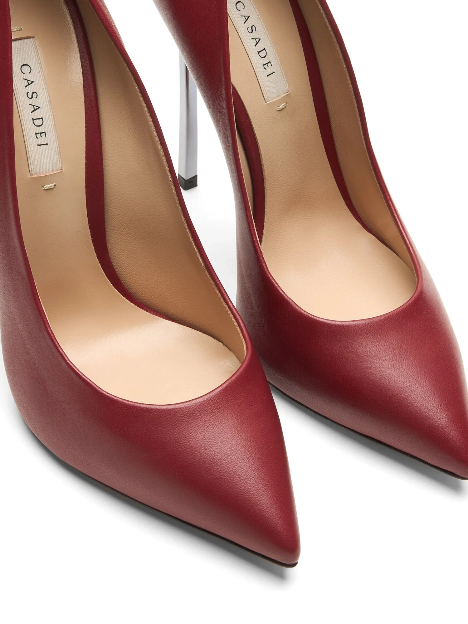 Туфли Casadei Blade Minorca leather pumps, размер 36, красный — фото 1