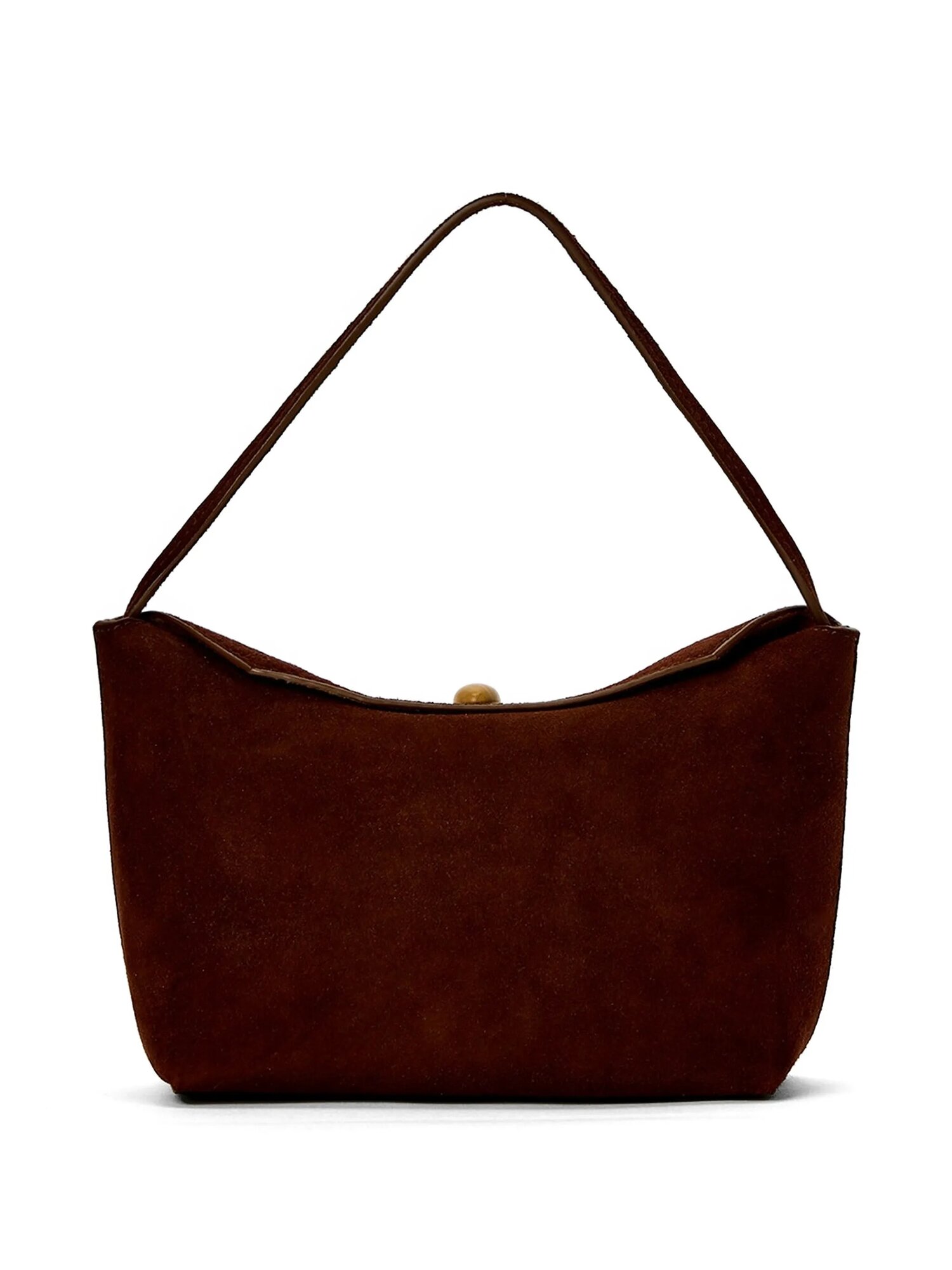 Сумка Turnlock suede mini bag