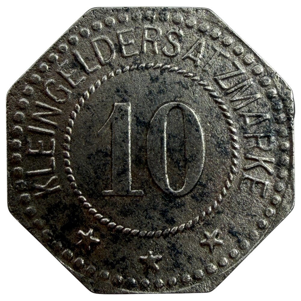 Германия, Лихтенфельс 10 пфеннигов 1914-1924 гг. (Fe)