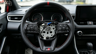 Тема: Комплект многофункциональных кнопок руля для спортивной версии Toyota GR — фото 1
