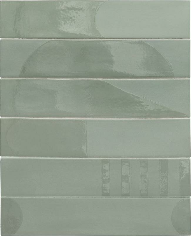 Керамогранит Equipe Wadi 30176 Мятный Матовый 6x30 см