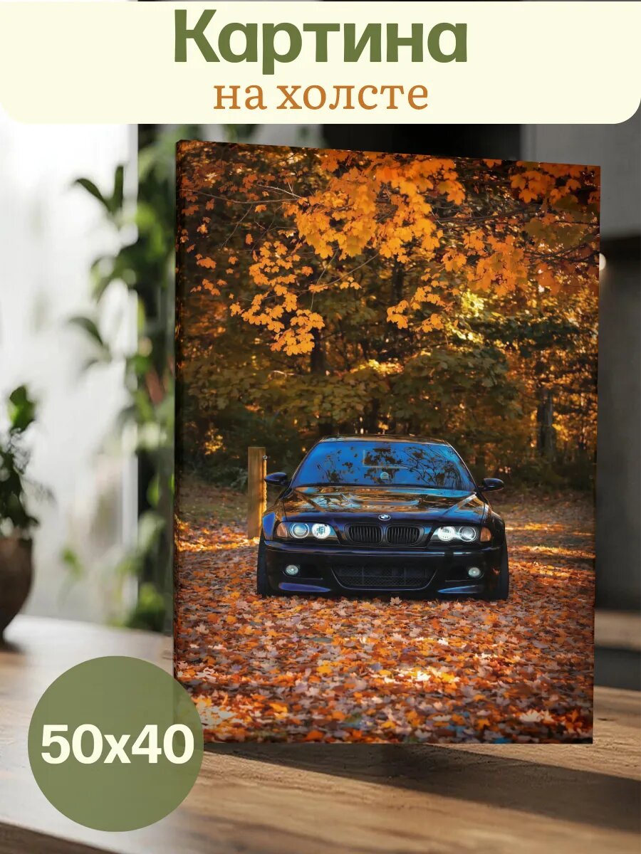 Картина 40х50 БМВ М3 BMW M3 Эстетика Статус Стиль