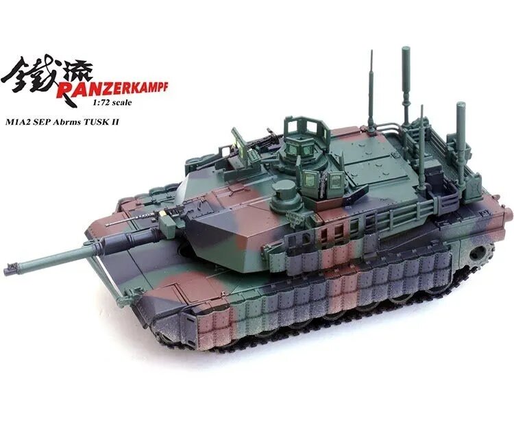 Масштабная модель американского основного боевого танка M1A2 TUSK коллекционная фигурка