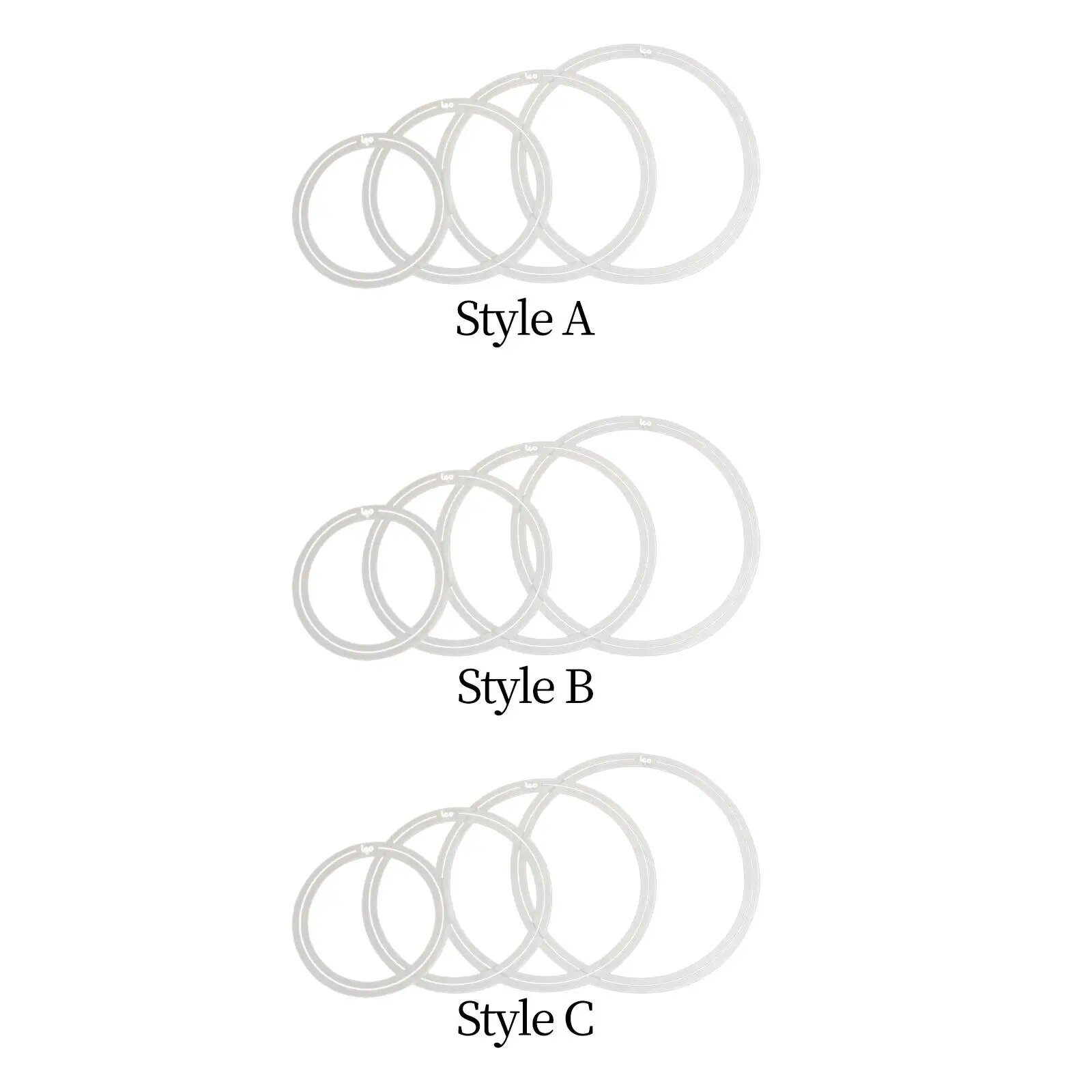 Кольца для глушения барабанов Style A