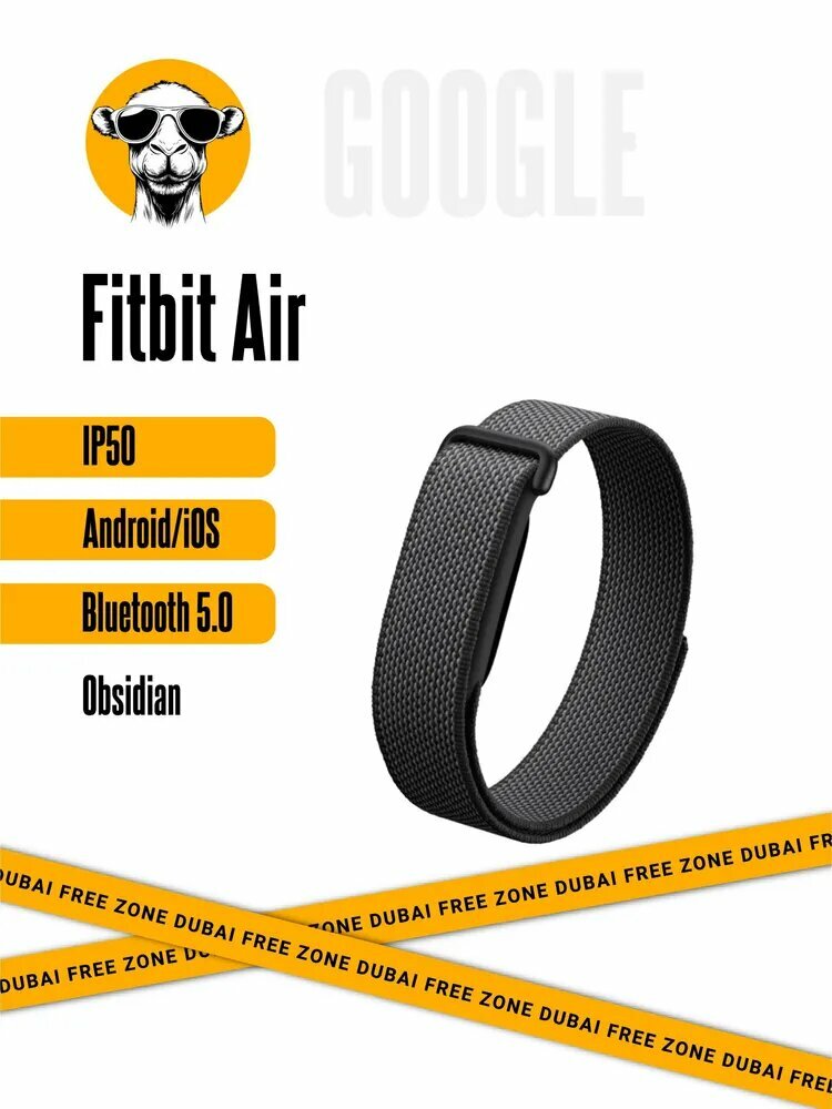 Google Фитнес-браслет Fitbit Air, черный