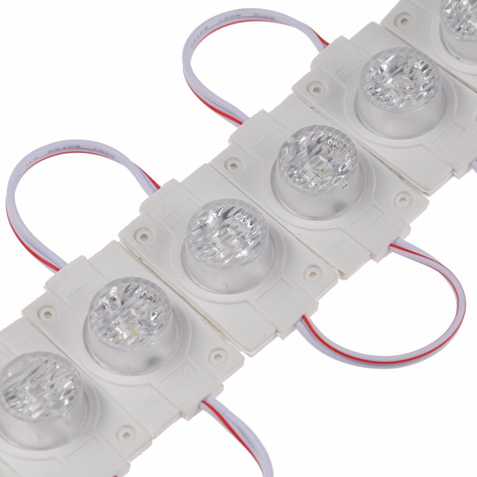 Светодиодный модуль для торцевой засветки, 1.5 Вт, 130 лм, IP65, 6500К 12V, набор 20 шт.