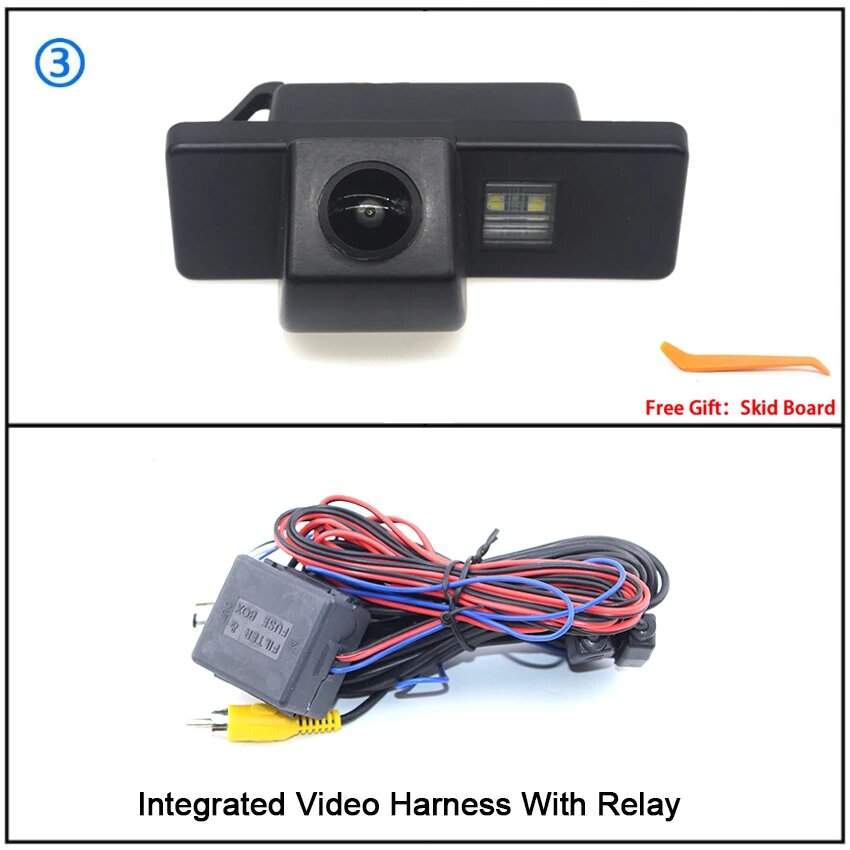 Камера заднего вида Nissan X-Trail T31 2007-2013, CCD, 140°, Camera with Relay