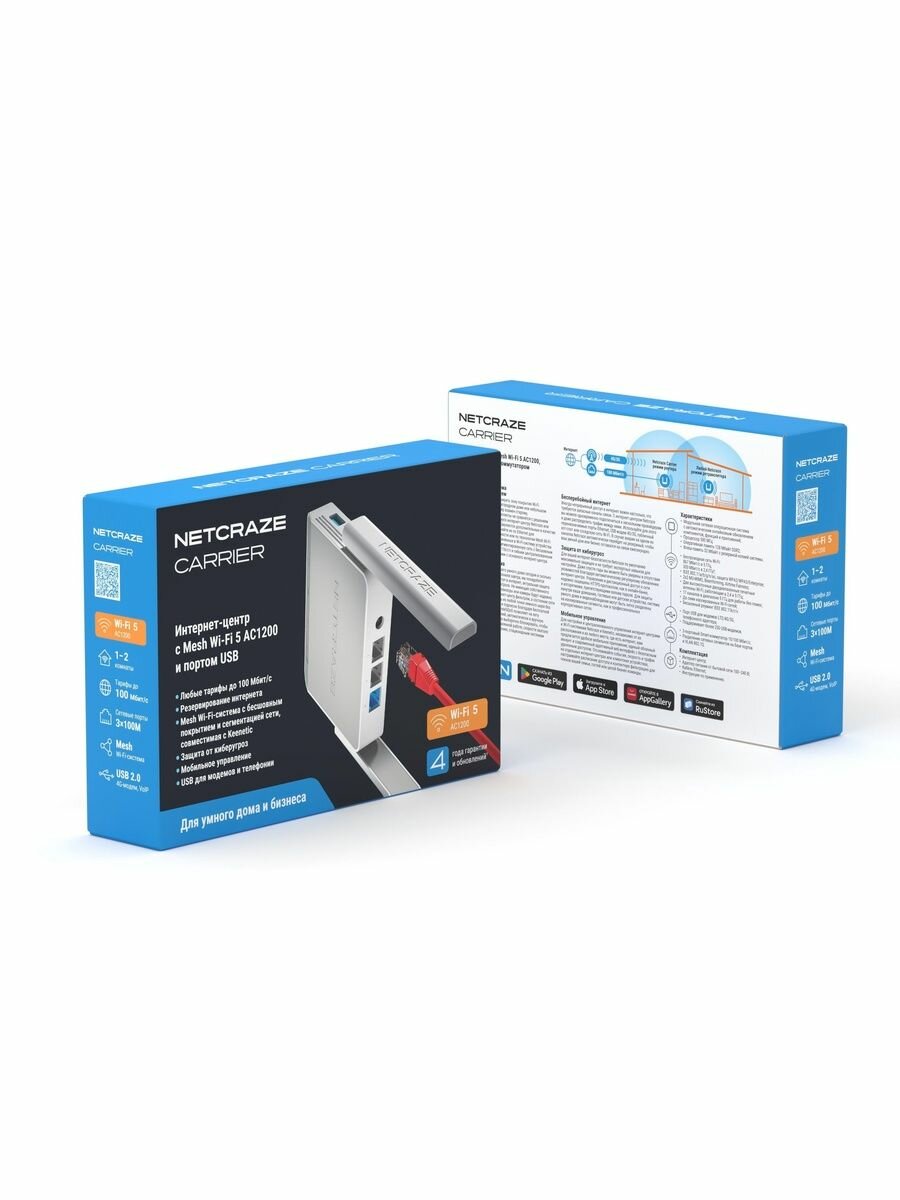 Wi-Fi роутер Netcraze Carrier NC-1721