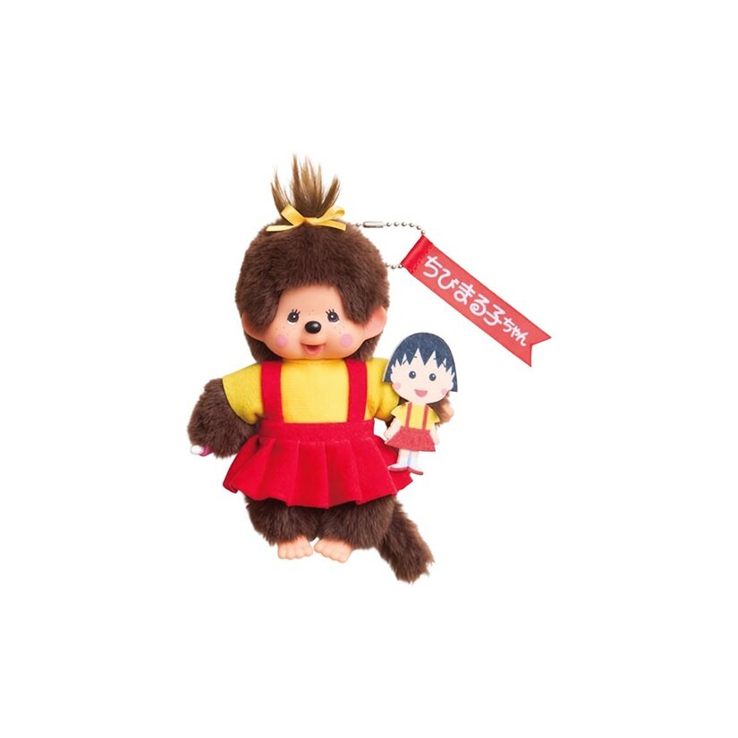 Monchhichi x YINGTAOXIAOWANZI Милый стиль Веселый дизайн Мягкие брелоки-игрушки Маленький Высокий
