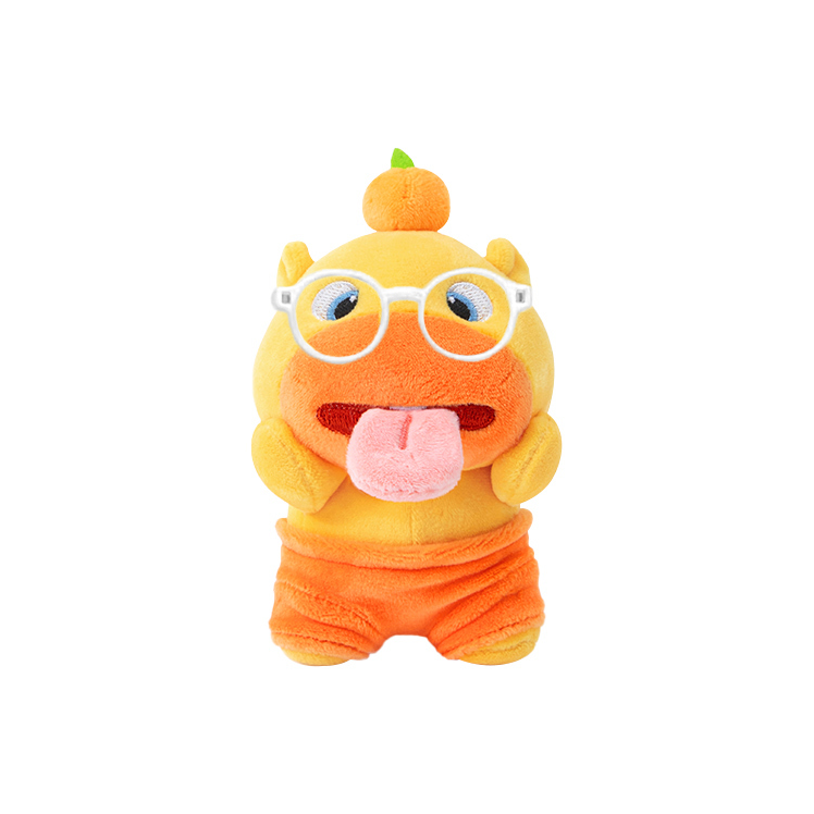 Love x Magnetic Capybara Keychain with Tongue Out, Soft Cute Plush Toy, Creative Cartoon Companion, Trendy and Comfortable Plush Hanging Ornament, 10 cm High